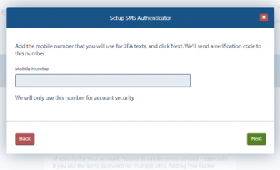 Configuring Two Factor Authentication (2FA) on Messenger - Textlocal