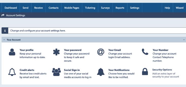 Configuring Two Factor Authentication (2FA) on Messenger - Textlocal